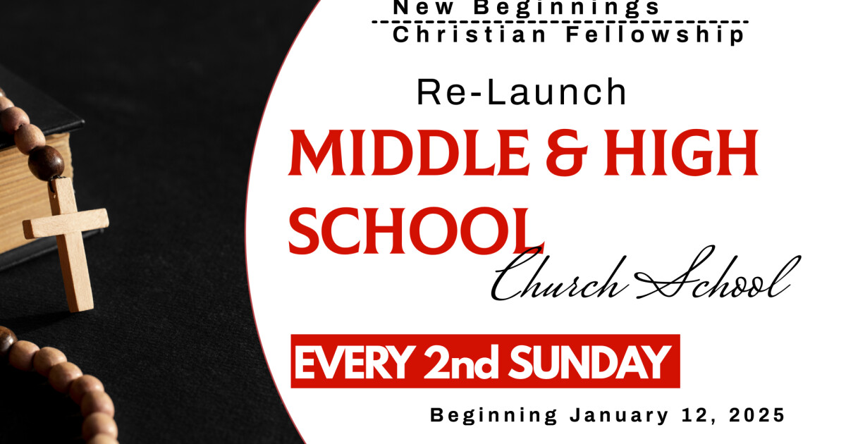 Middle & High Church School | New Beginnings Christian Fellowship | Kent