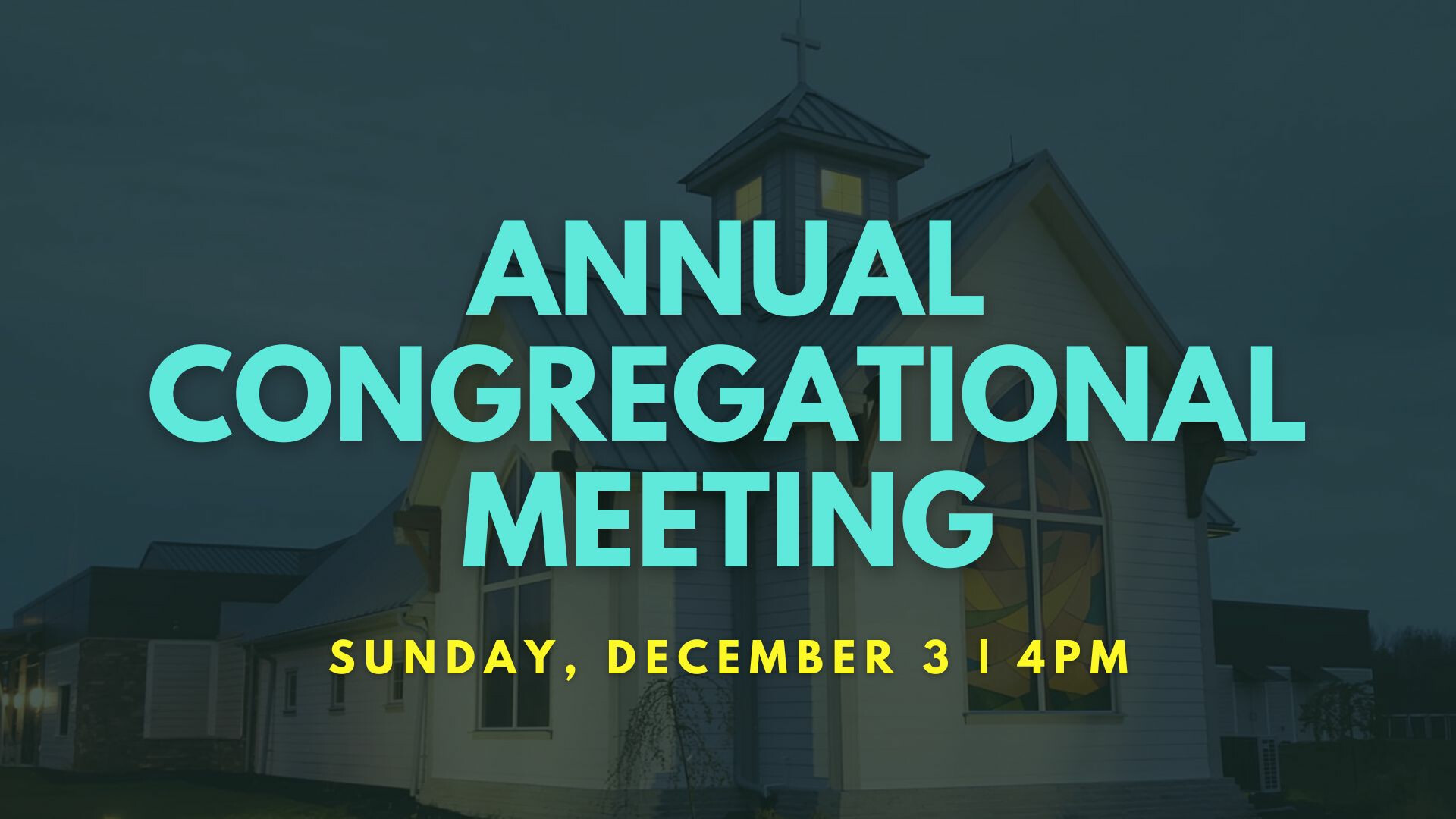 Annual Congregational Meeting | Tri-Village Christian Church