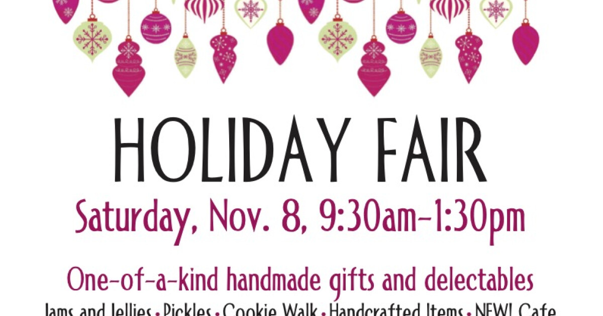 United Women in Faith Holiday Fair | United Methodist Church of ...