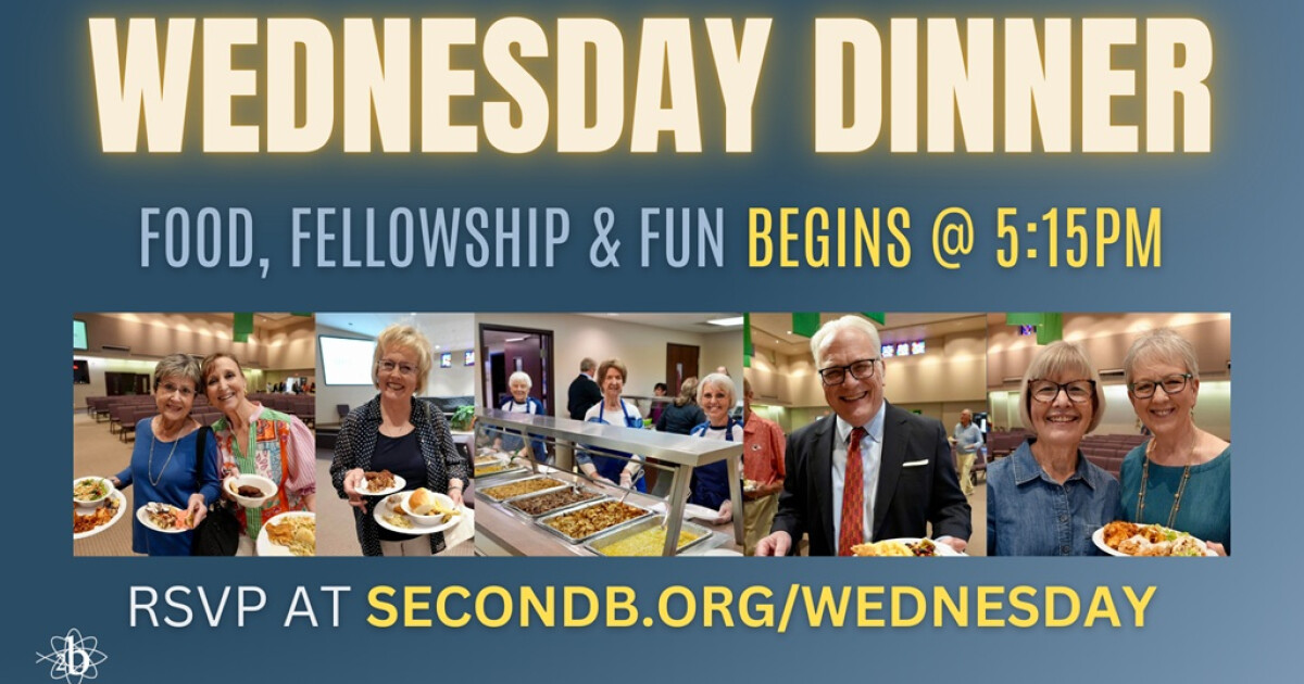 Wednesday Fellowship Meal | Second Baptist Church Lubbock
