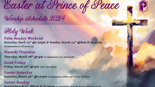 Church Calendar | Prince of Peace Lutheran Church and School