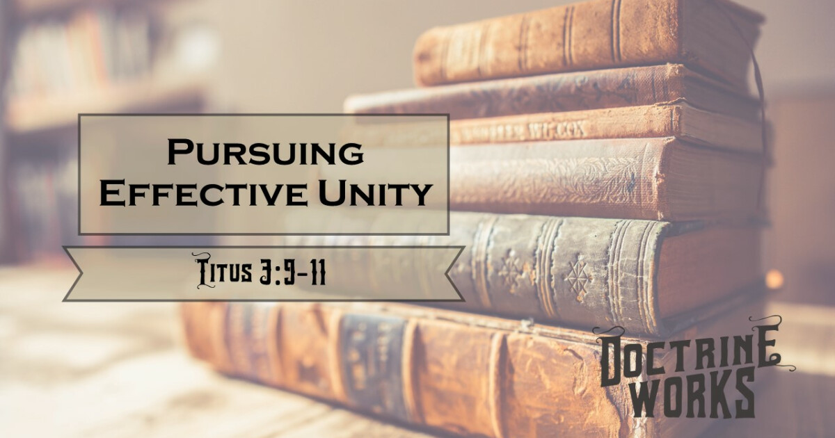 Pursuing Effective Unity | Sermons | Woodhaven Bible Church