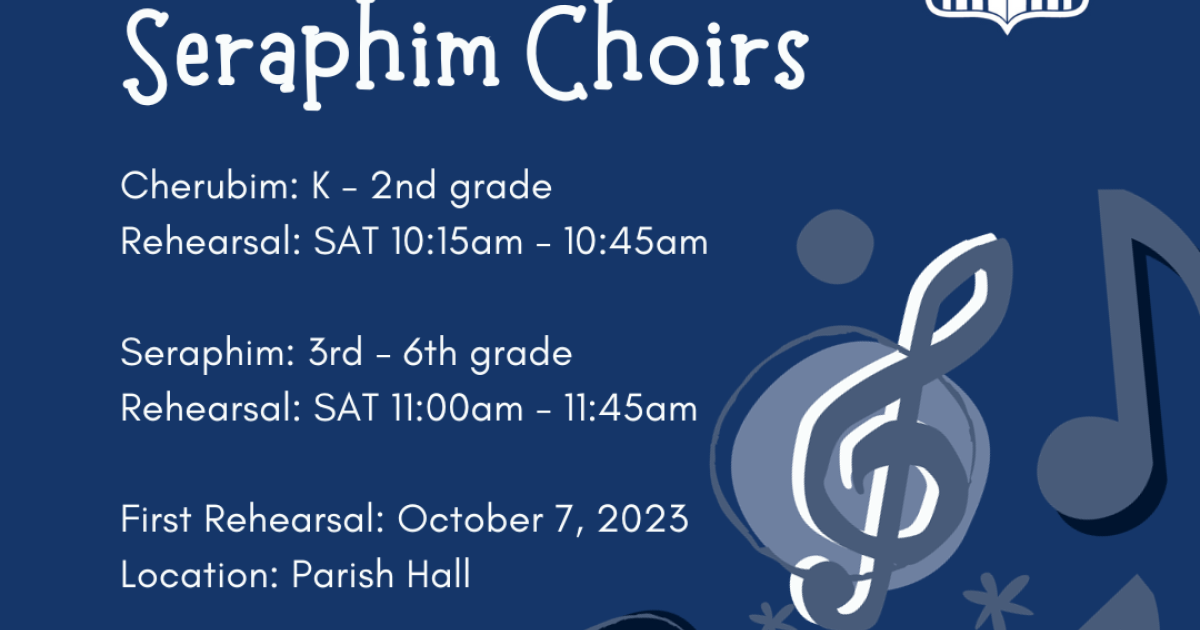 Seraphim Choir (3rd-6th) | St. Elizabeth Ann Seton Catholic Church