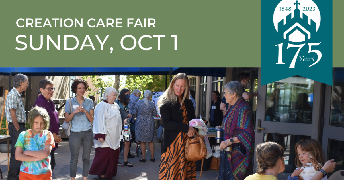 Oct. 1 - Creation Care Fair | 175th Anniversary | St. David's Episcopal