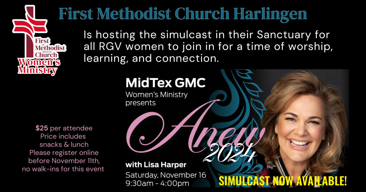 MidTex GMC Women's Ministry - Anew 2024 Simulcast | First Methodist ...