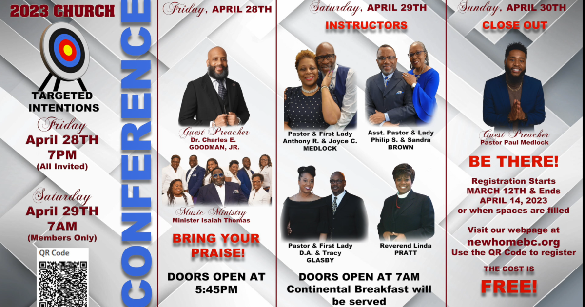 2023 Targeted Intentions Conference | New Home Baptist Church