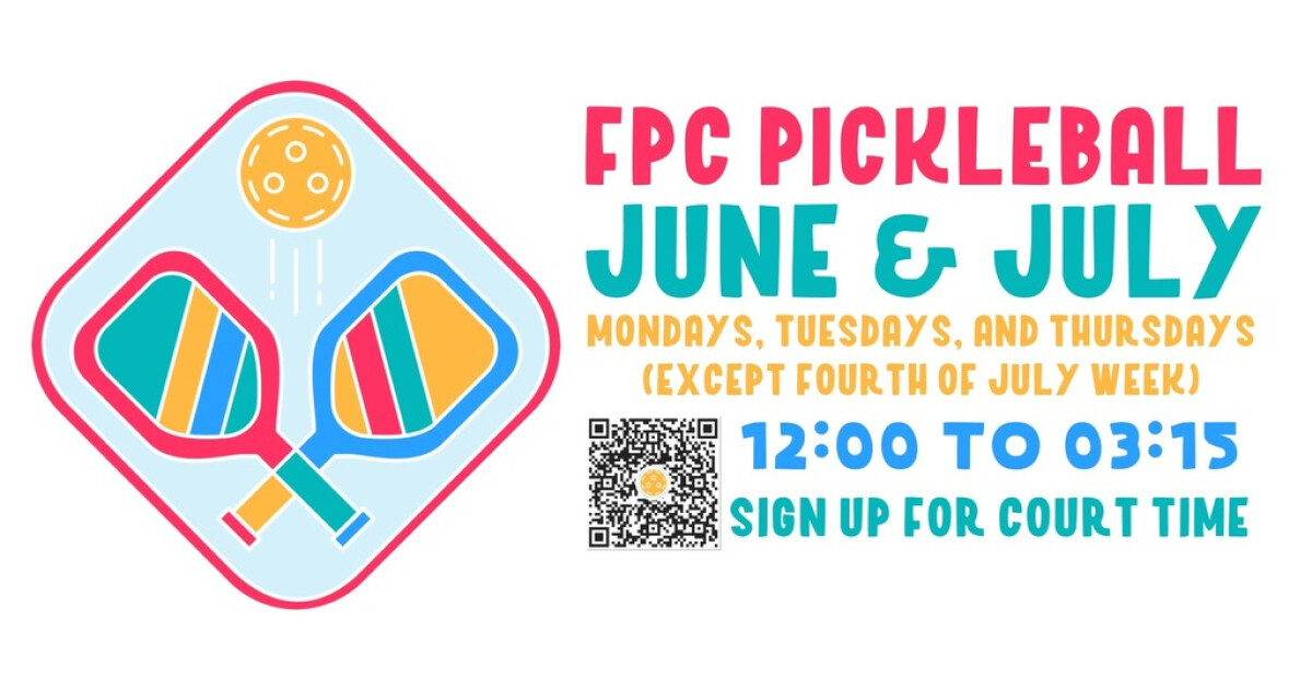 Open Pickleball Court | First Presbyterian Church Midland