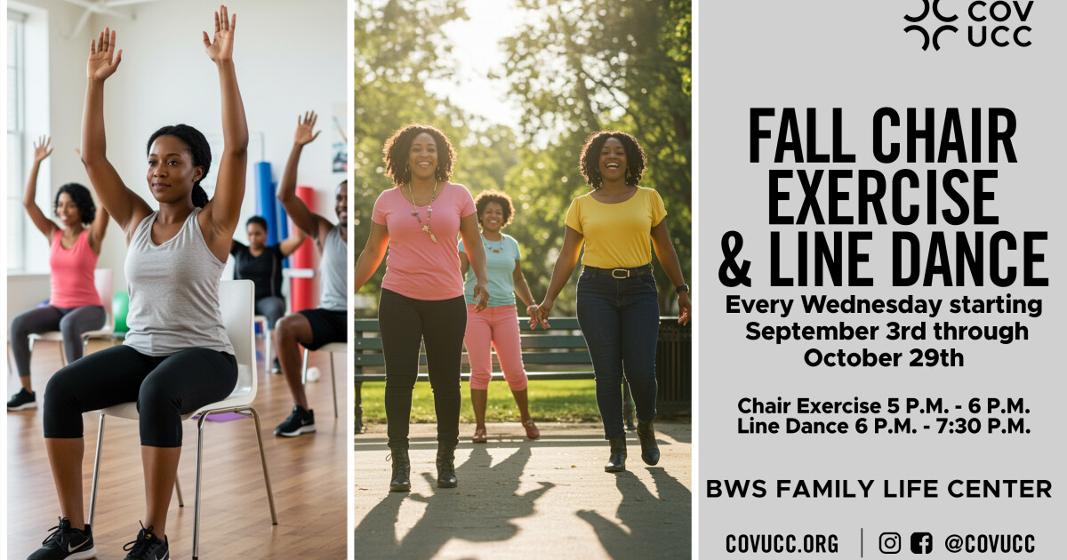 FALL CHAIR EXERCISE & LINE DANCE | Covenant UCC