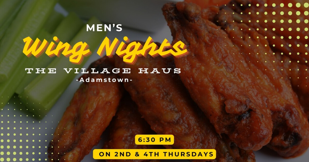 Men's Wing Nights (Village Haus, Adamstown) | Cocalico Community Church