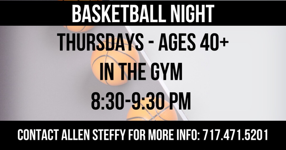Basketball Open Gym - 40+ | Cocalico Community Church