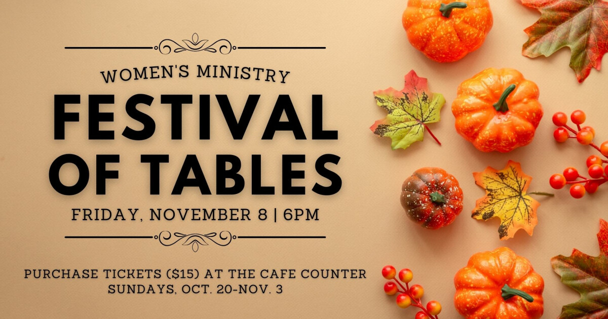 Women's Festival of Tables | Tri-Village Christian Church