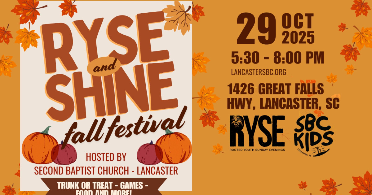 Fall Festival 2025 | Second Baptist Church Lancaster