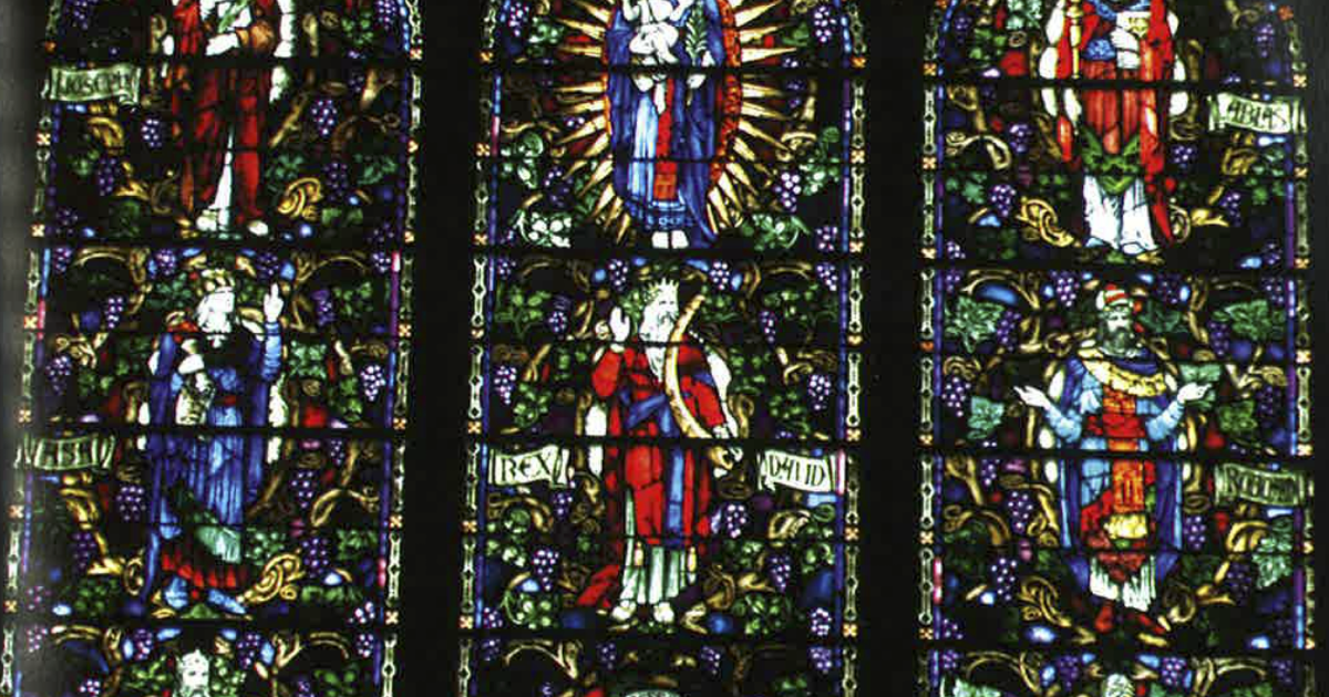 Window #102 - Genealogy Window - Jesse Tree | The Golden Cockerel | St ...