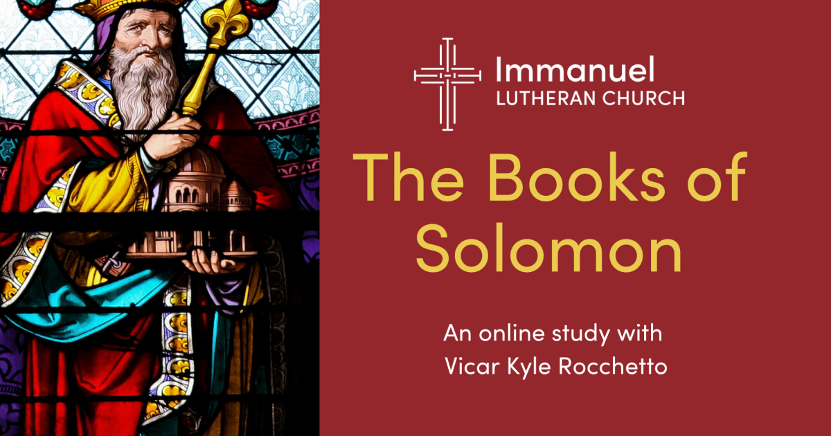 The Books of Solomon | Immanuel Seymour
