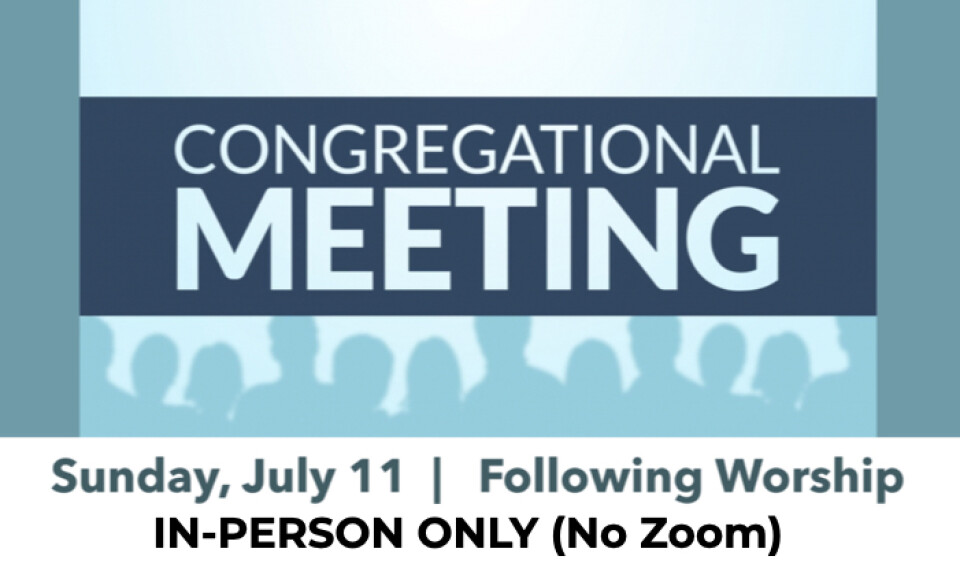 Church Congregational Meeting