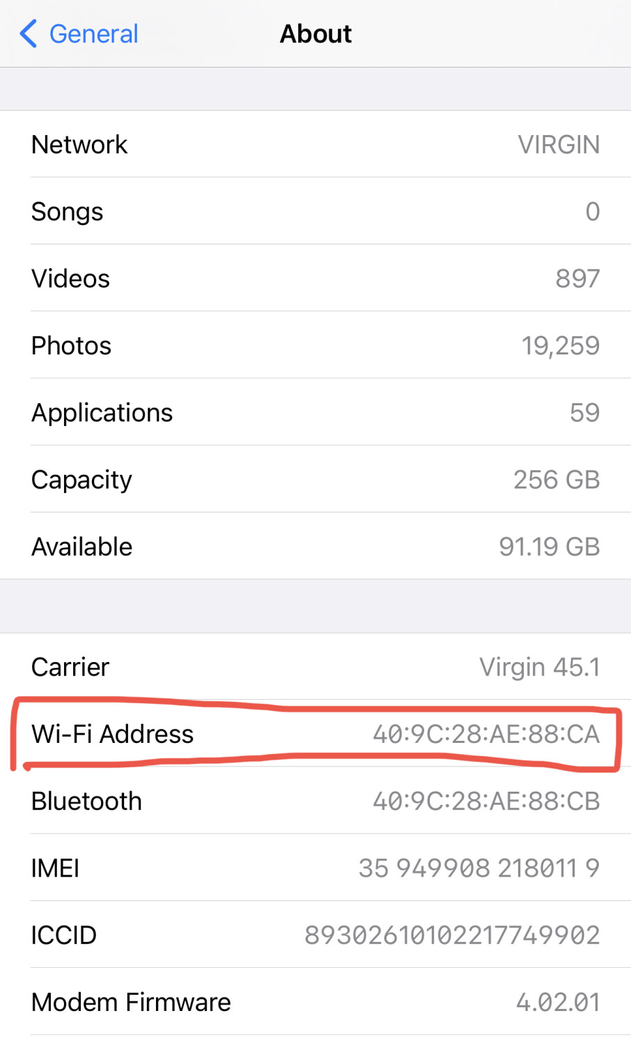 WiFi MAC Address | Help Desk | m-89114