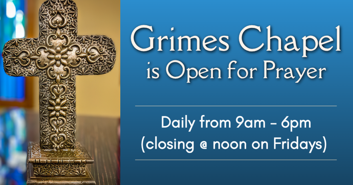 Grimes Chapel Prayer | Bethany United Methodist Church - Austin, TX