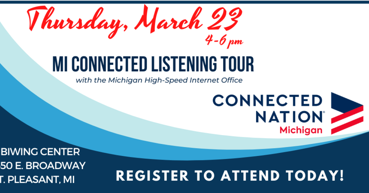 MI Connected Listening Tour: Mt. Pleasant Stop | Middle Michigan ...