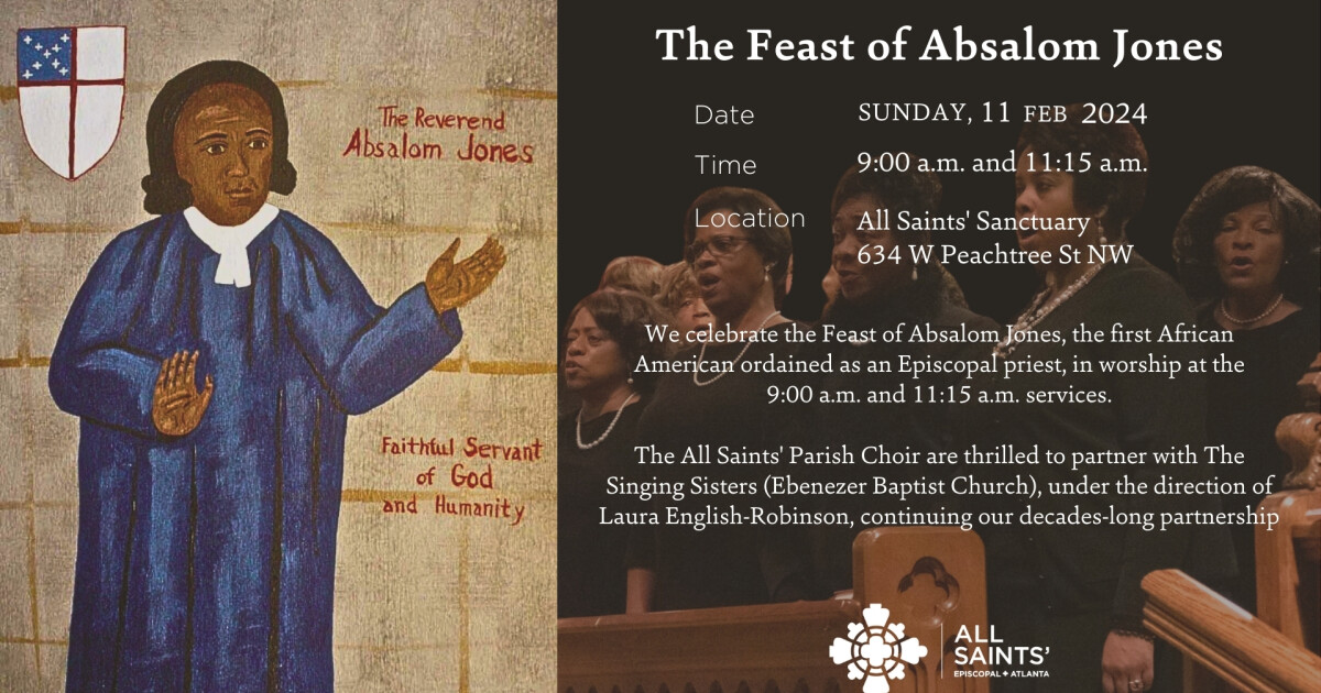 The Feast Day of Absalom Jones | All Saints' Episcopal Church