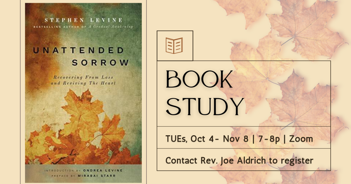 Book Study | Unattended Sorrow | Myers Park Baptist Church