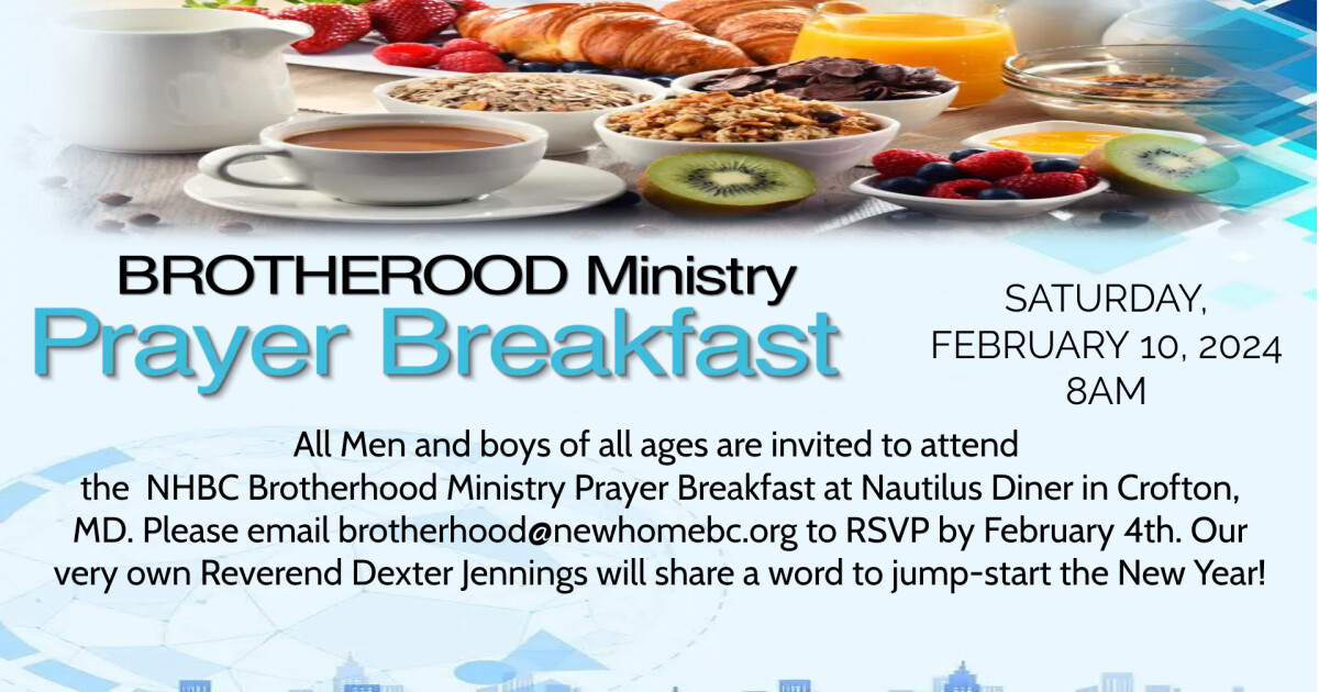 Men's Prayer Breakfast | New Home Baptist Church