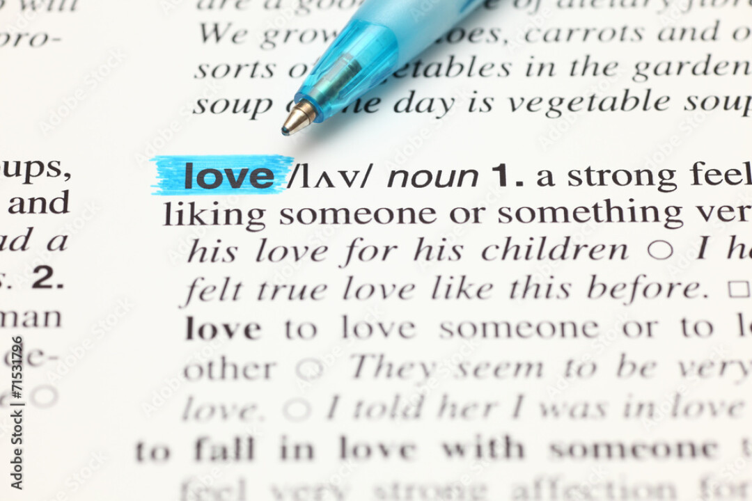 Defining Words Love
