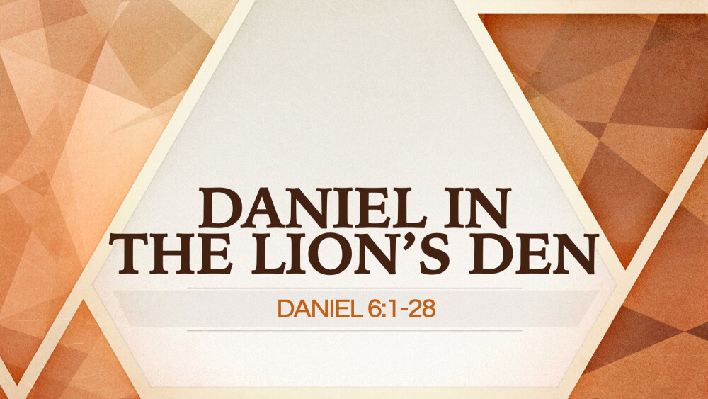 Daniel In The Lion's Den - DAN007 | Sermons | Search the Scriptures