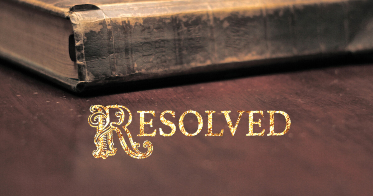 RESOLVED To Live A Life Of Generosity | Sermons | Redeemer Church