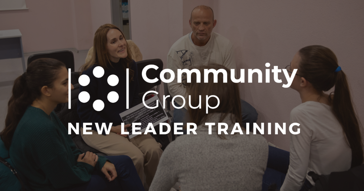 Community Group - New Leader Training | Spring Hills Baptist Church