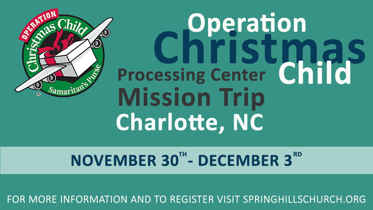 Family Mission to Samaritans Purse OCC Shoebox Processing Center ...