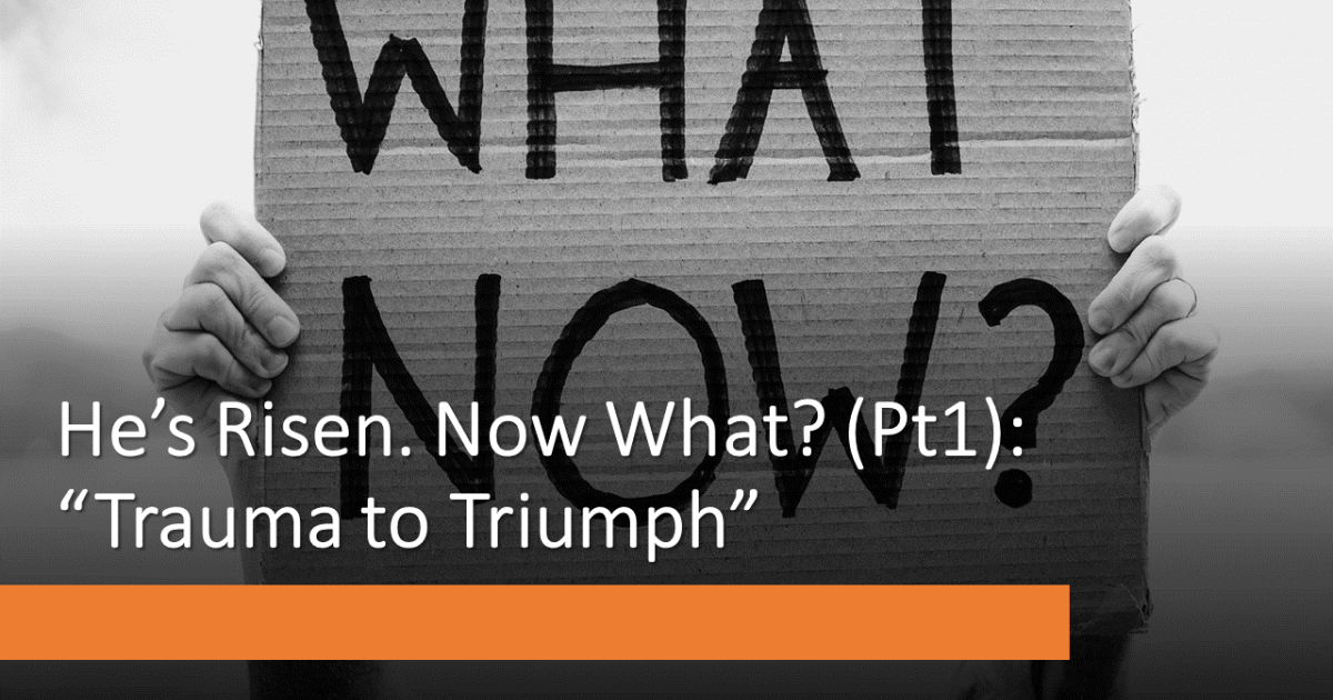 Trauma to Triumph | Sermons | New Beginnings Christian Fellowship | Kent