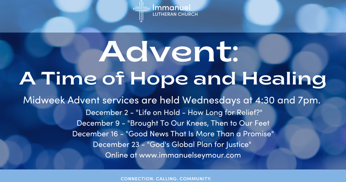 Midweek Advent Service | Immanuel Seymour