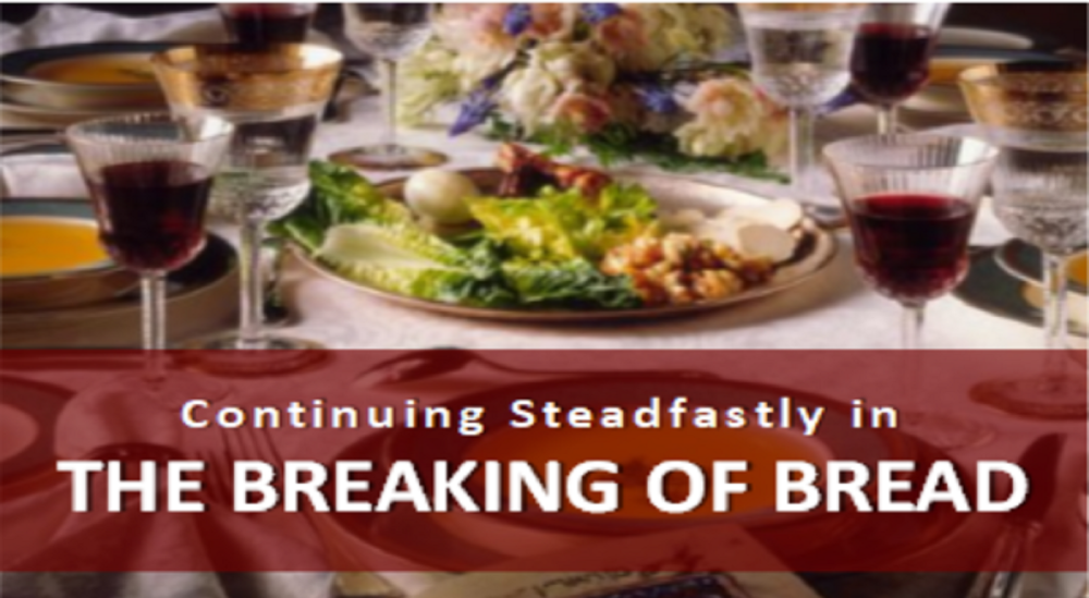 Our Blog - The Breaking of Bread | LightHouse Discipleship Center