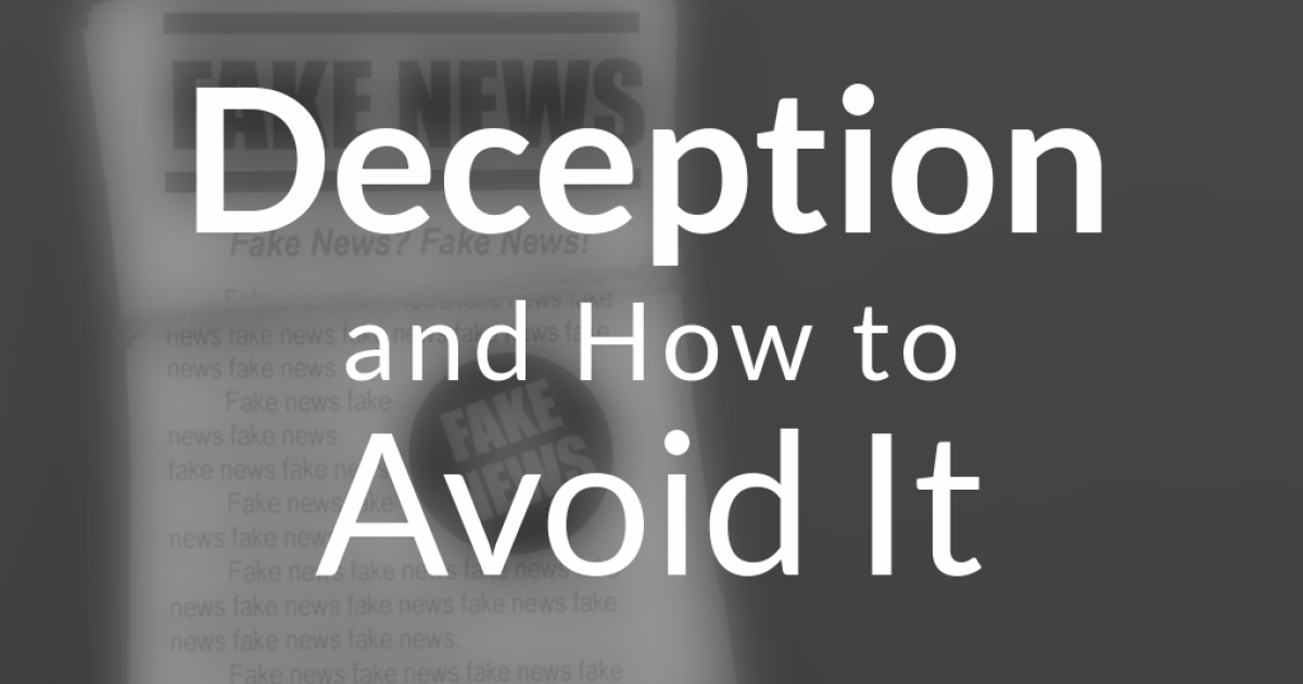Deception and How to Avoid It Part 3 | Sermons | Speak the Word Church ...