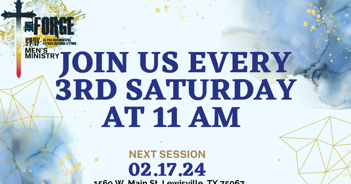 The FORGE Men's Ministry | New Beginnings Church