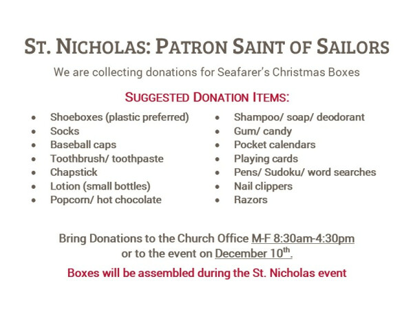 Breakfast with Saint Nicholas | St. Dunstan's Episcopal Church