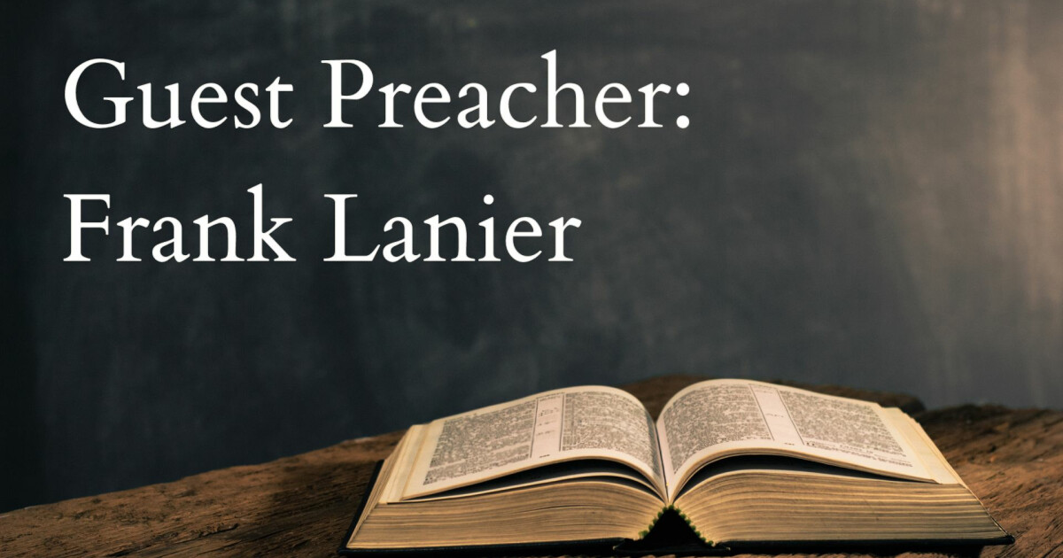 Guest Preacher Frank Lanier: The Book of Jude | Sermons | Prairie Hill ...