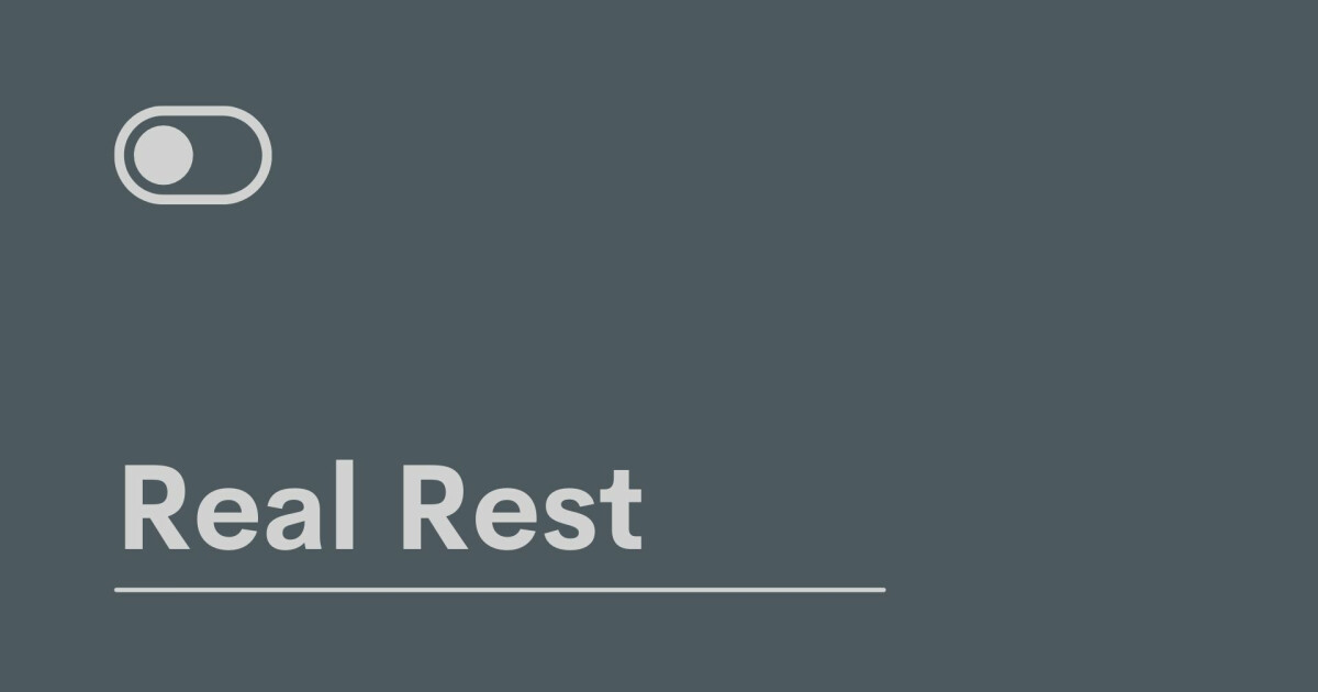 Real Rest | Sermons | Cove Church
