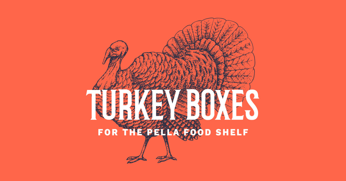 Turkey Boxes-Pella Food Shelf Donations | Third Church