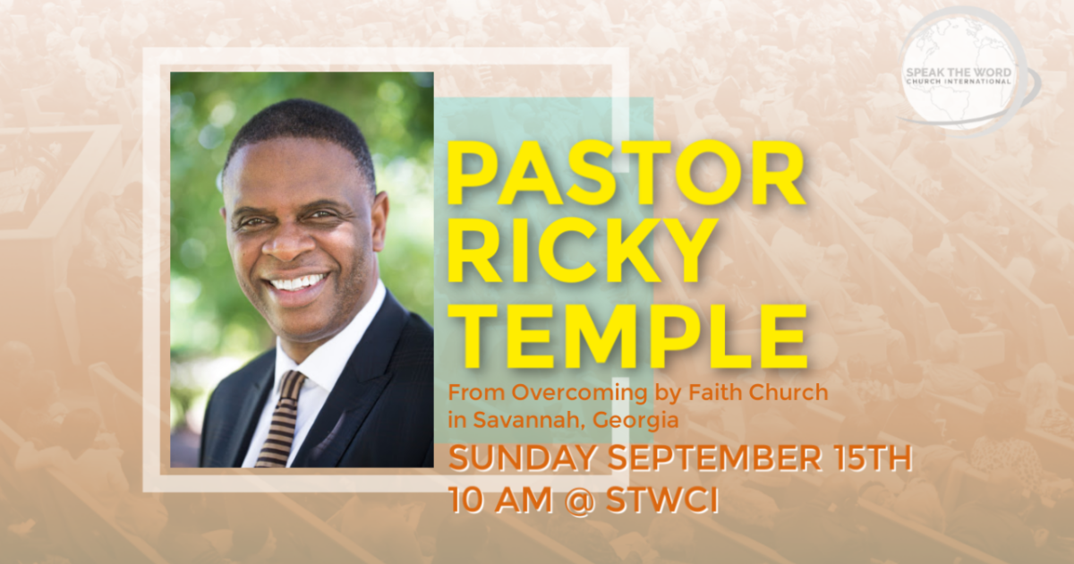 Sunday Service with Pastor Ricky Temple | Speak the Word Church ...
