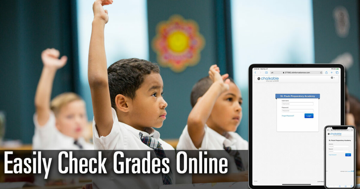 Easily Check Grades Online | Blog | St. Paul's Preparatory Academy