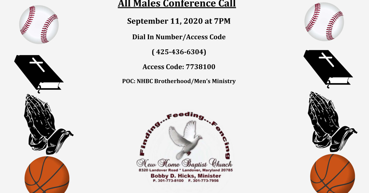 Brotherhood Ministry Conference Call | New Home Baptist Church