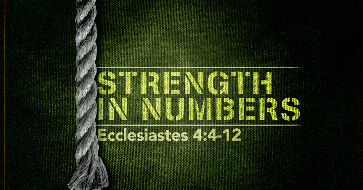 Basic Training: Strength in Numbers | Sermons | FBC Plano