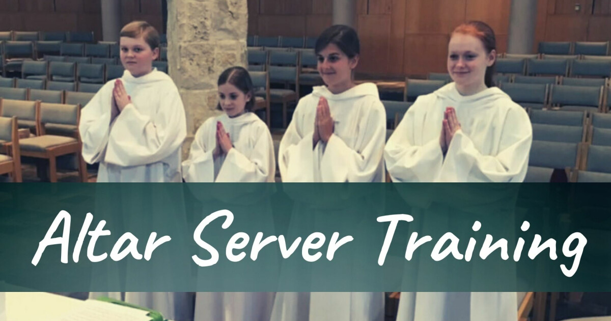 Altar Server Training | Good Shepherd Catholic Community