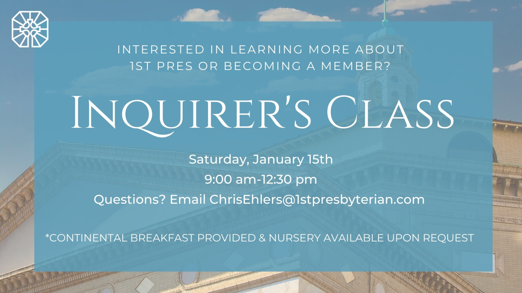 Inquirer's Class | First Presbyterian Church- TN