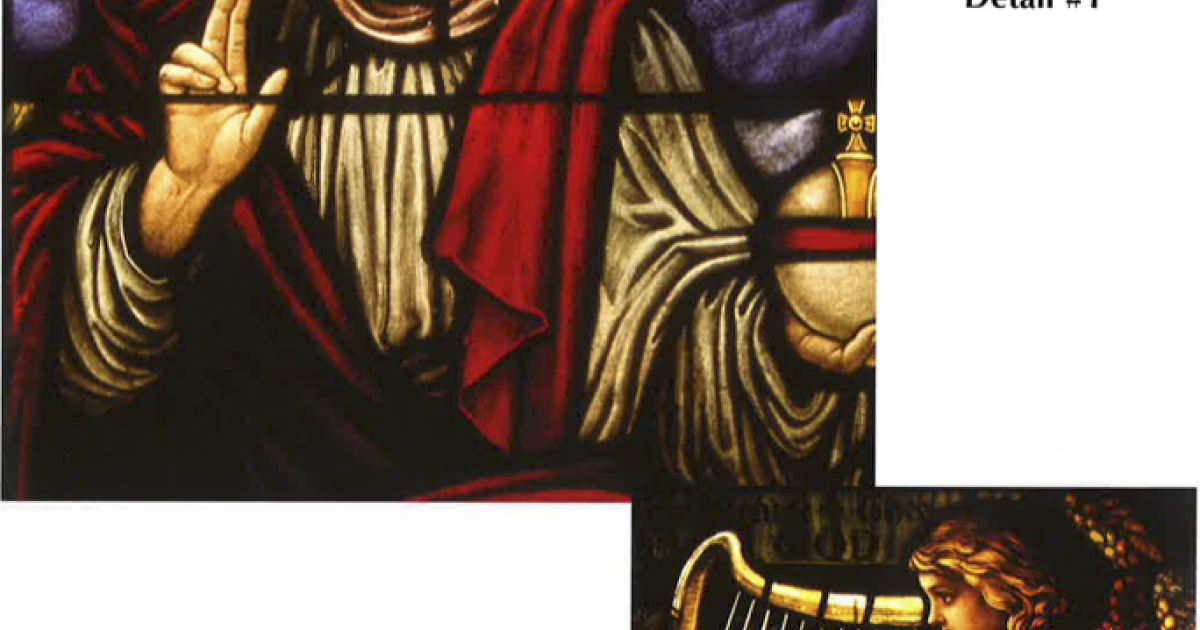 Window #125a - Holy Trinity or Te Deum (Central Panel) | The Golden ...