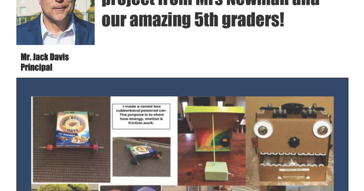 5th Grade STEM Projects | Articles | Teays Valley Christian School
