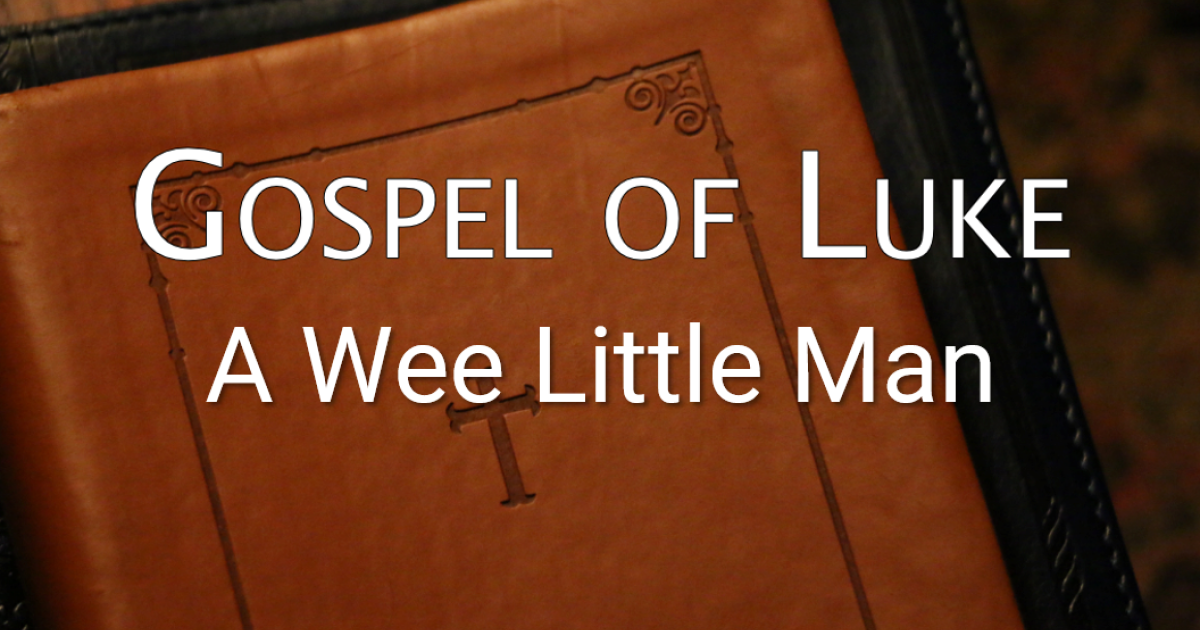 Gospel of Luke - A Wee Little Man (Luke 19:1-10) | Sermons | Berean Bible Church
