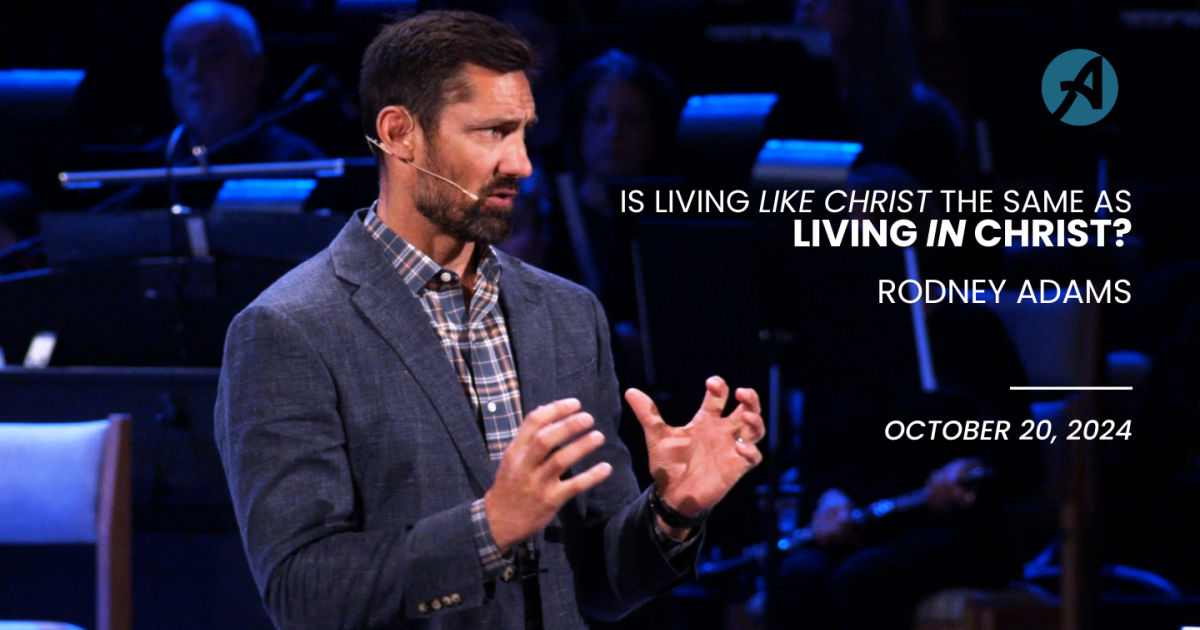 Is Living “Like Christ” the same as Living “In” Christ? | Sermons ...