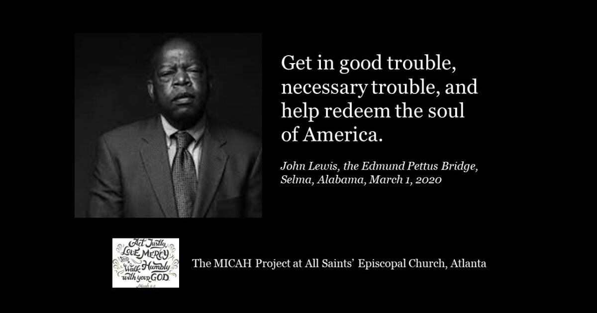 Week One: Get Into Good Trouble | Get Into Good Trouble | All Saints ...